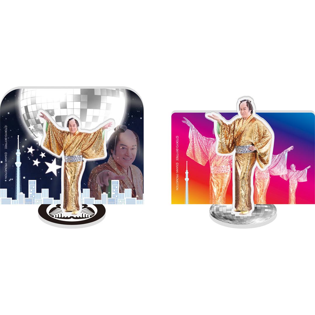 マツケンサンバ&東京スカイツリー(R) 煌めくオーロラアクリルスタンド アミーゴ！ Ver. – Hi, mu-mo